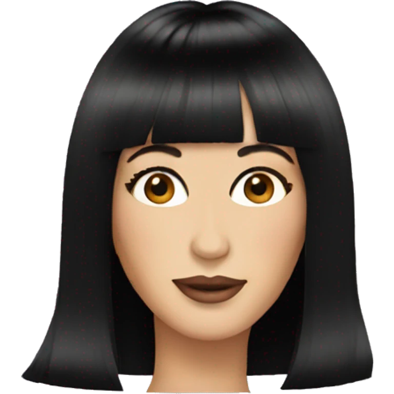 Cher with bangs emoji | AI Emoji Generator