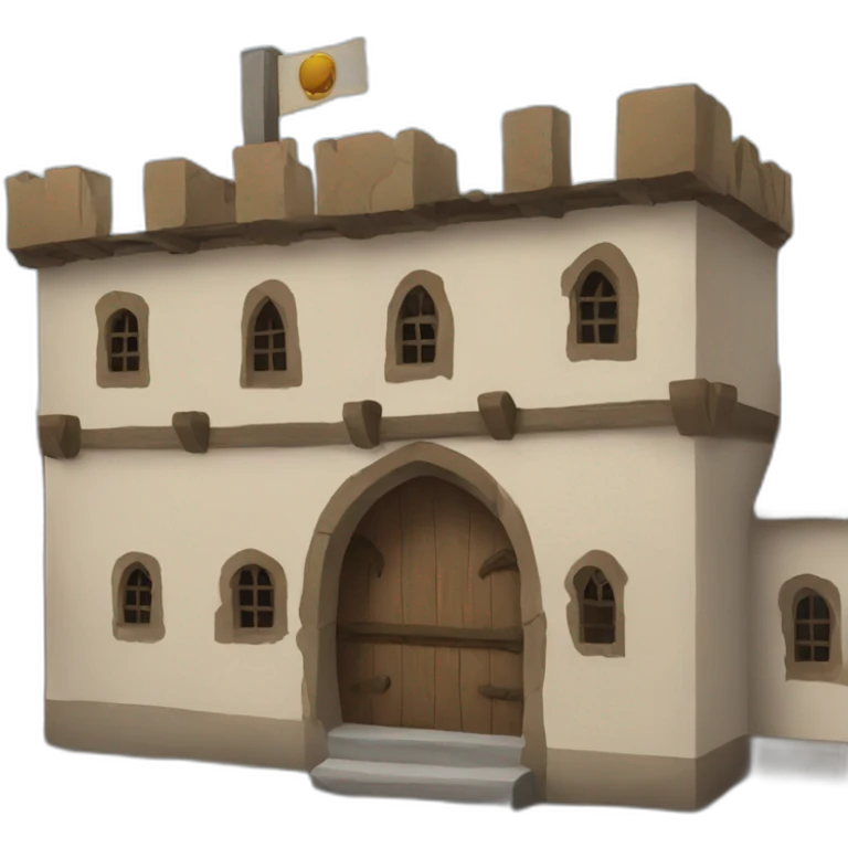 medieval town hall with "town hall" letters on it emoji | AI Emoji ...