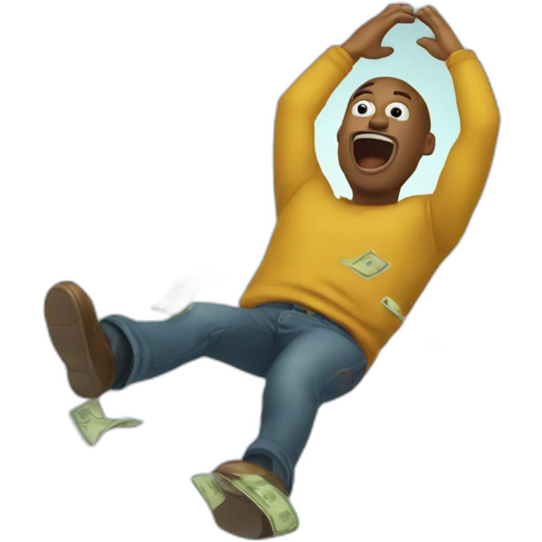 dollor falling emoji | AI Emoji Generator