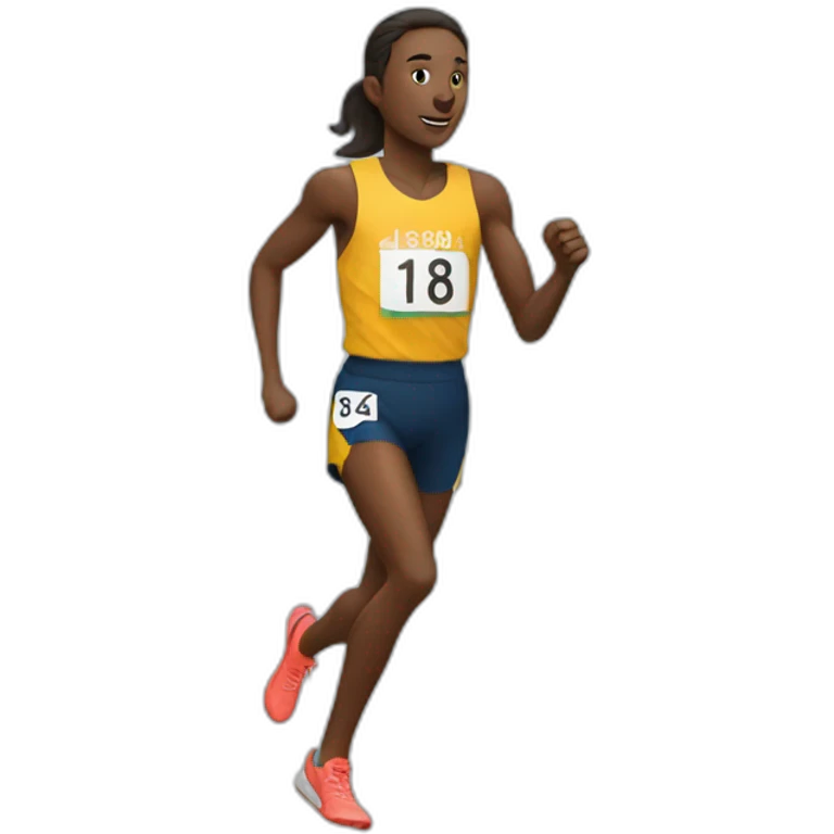 Cross country runner emoji | AI Emoji Generator