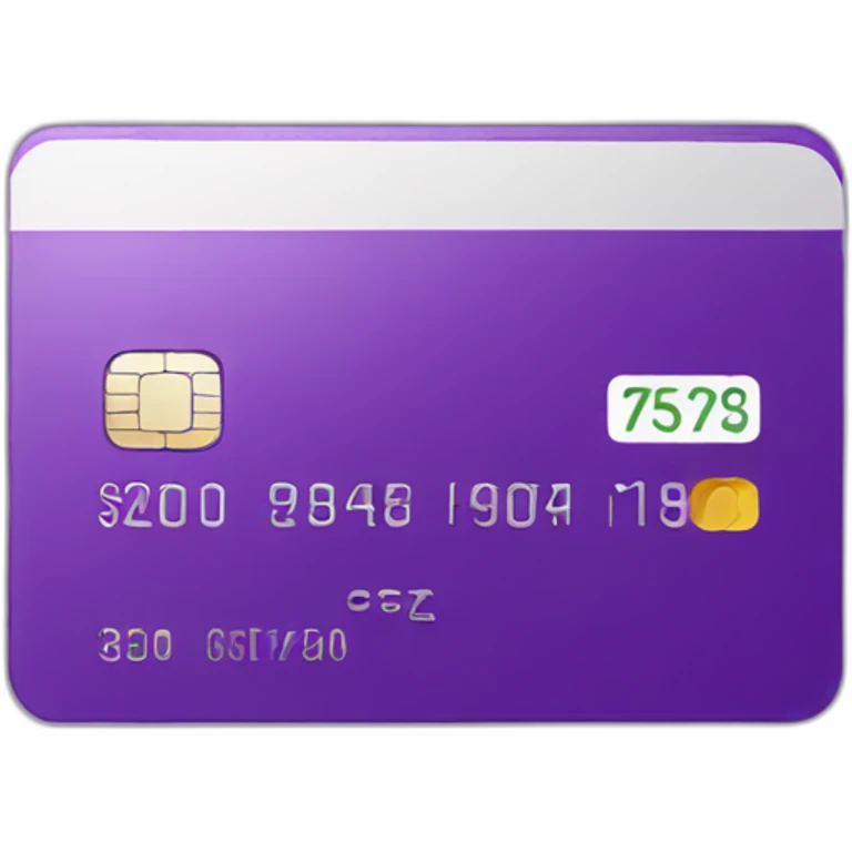 purple credit card emoji | AI Emoji Generator