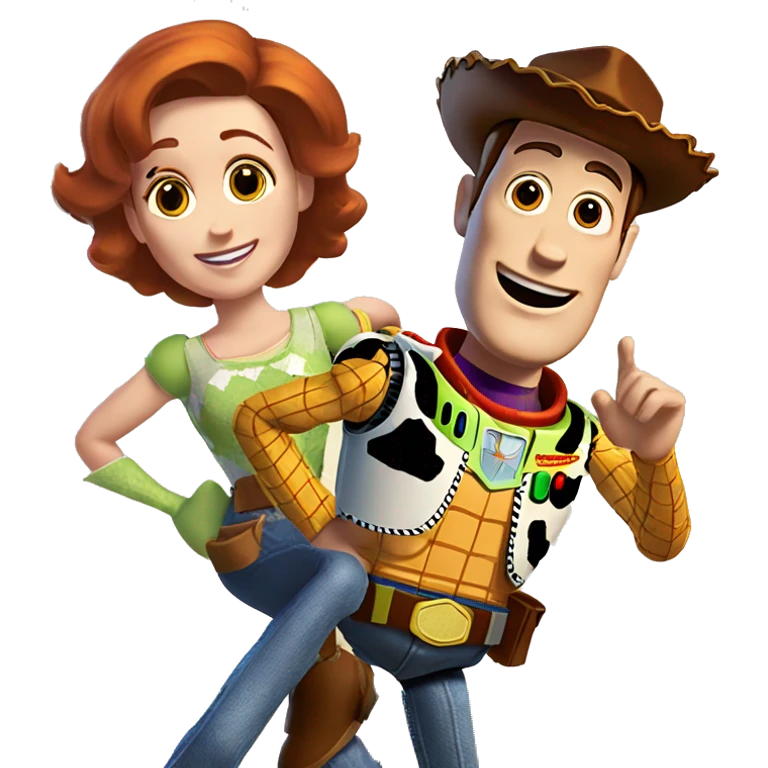 Woody and Buzz emoji | AI Emoji Generator