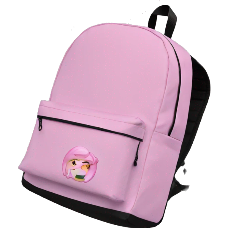 school backpack pink emoji | AI Emoji Generator
