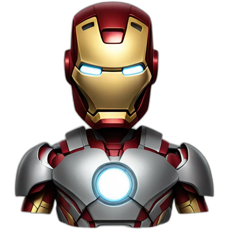 iron man, half body emoji | AI Emoji Generator