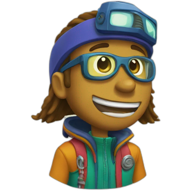 otto rocket from rocket power emoji | AI Emoji Generator