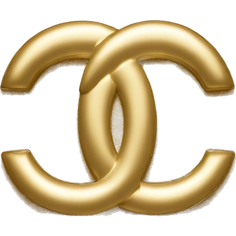 Chanel golden logo emoji | AI Emoji Generator