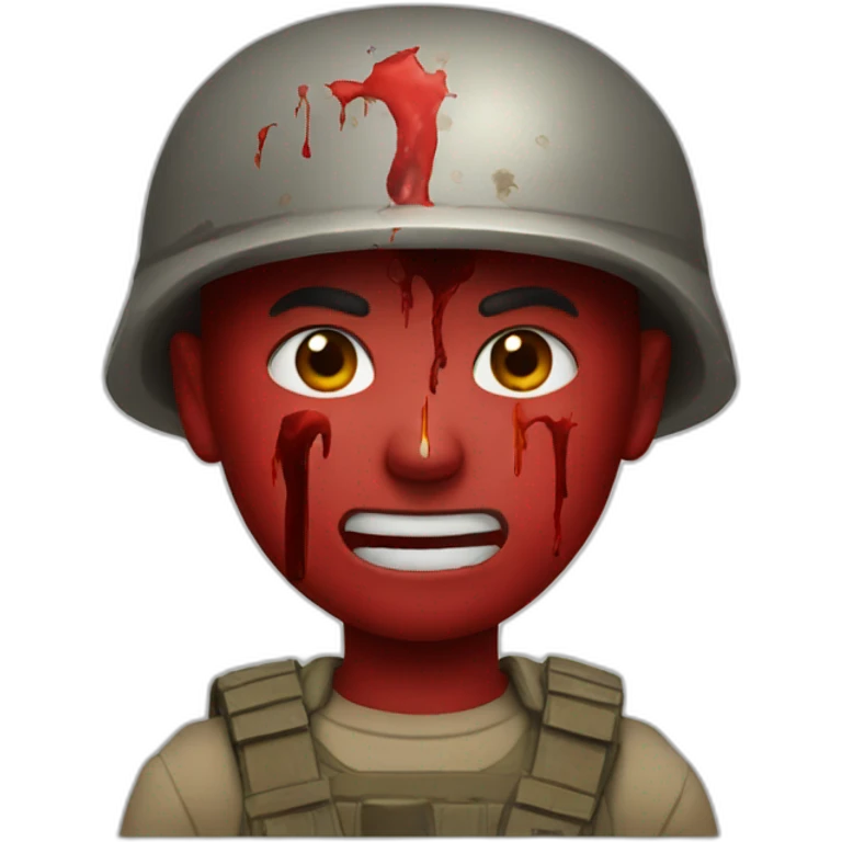 Bloody war emoji | AI Emoji Generator