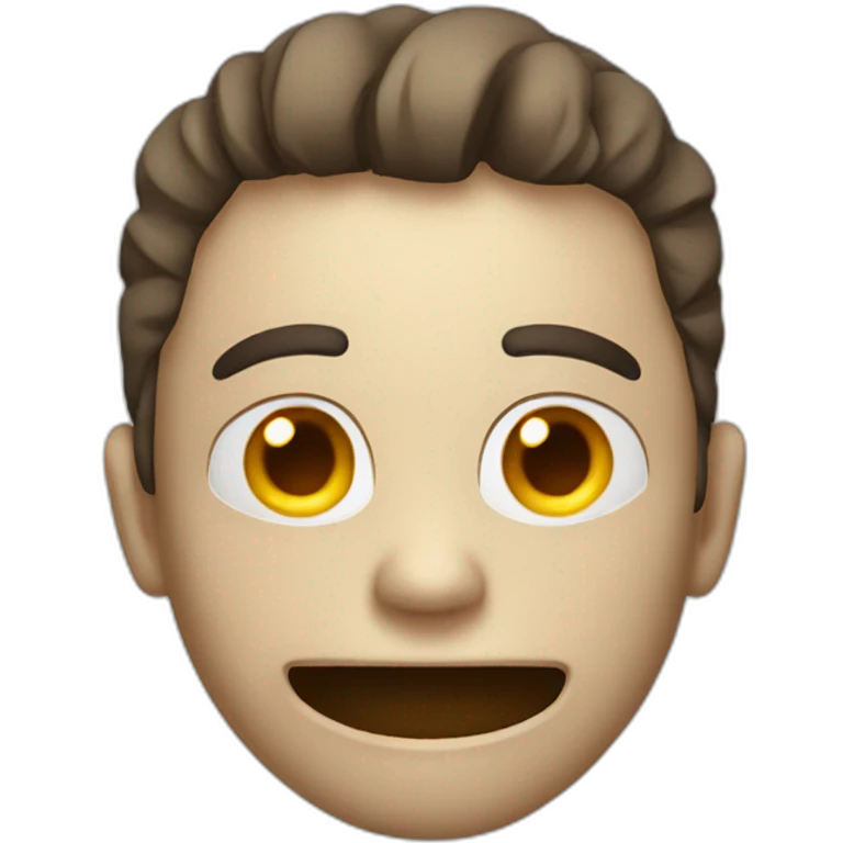 dead inside expression smile emoji | AI Emoji Generator