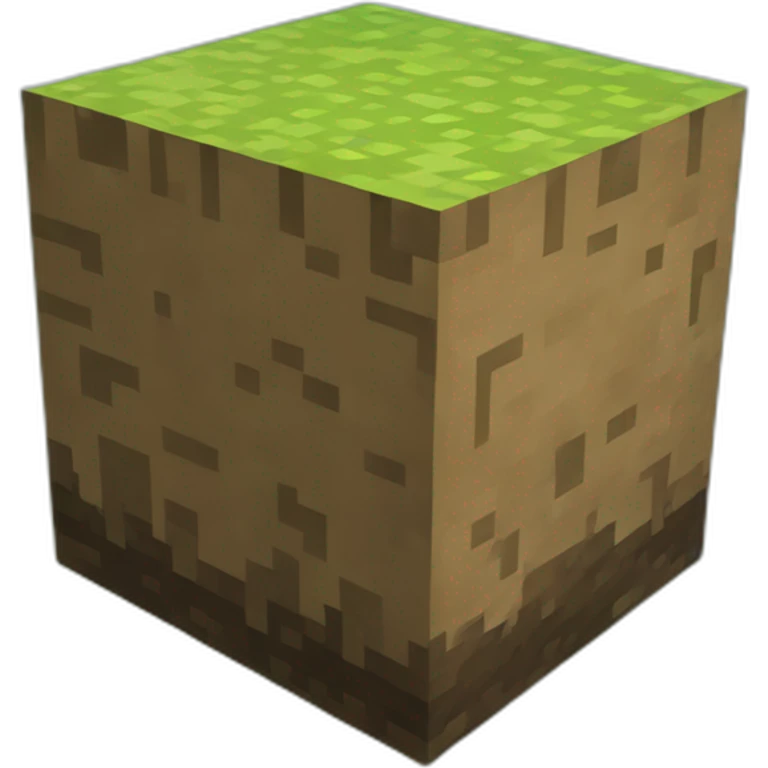 Minecraft dirt block emoji | AI Emoji Generator