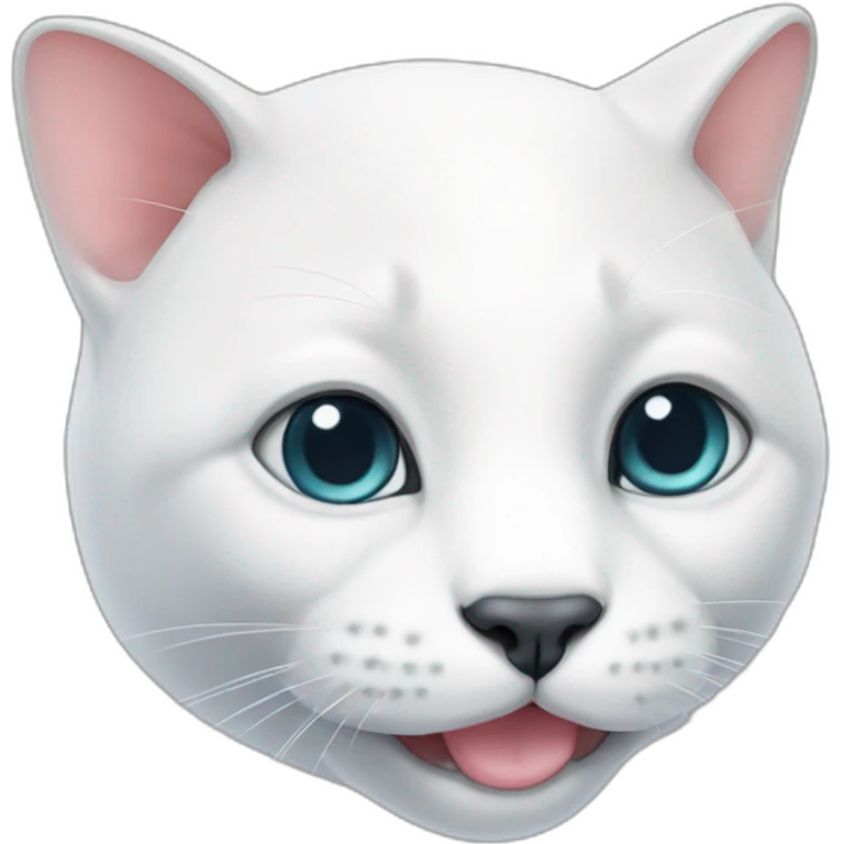 Beluga the cat emoji | AI Emoji Generator
