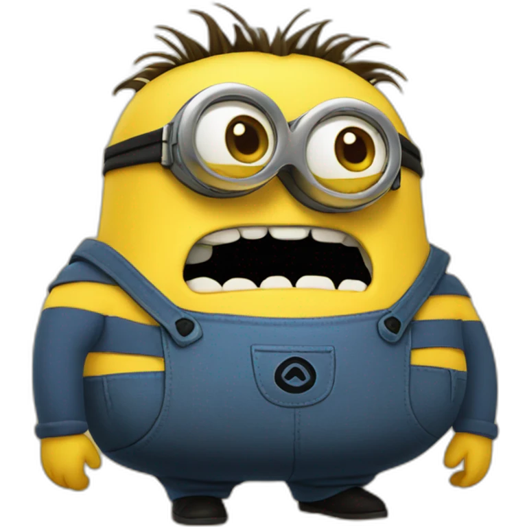 cursed fat minion family friendly emoji | AI Emoji Generator