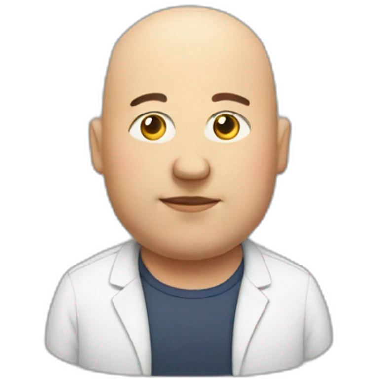 bald fat man emoji | AI Emoji Generator