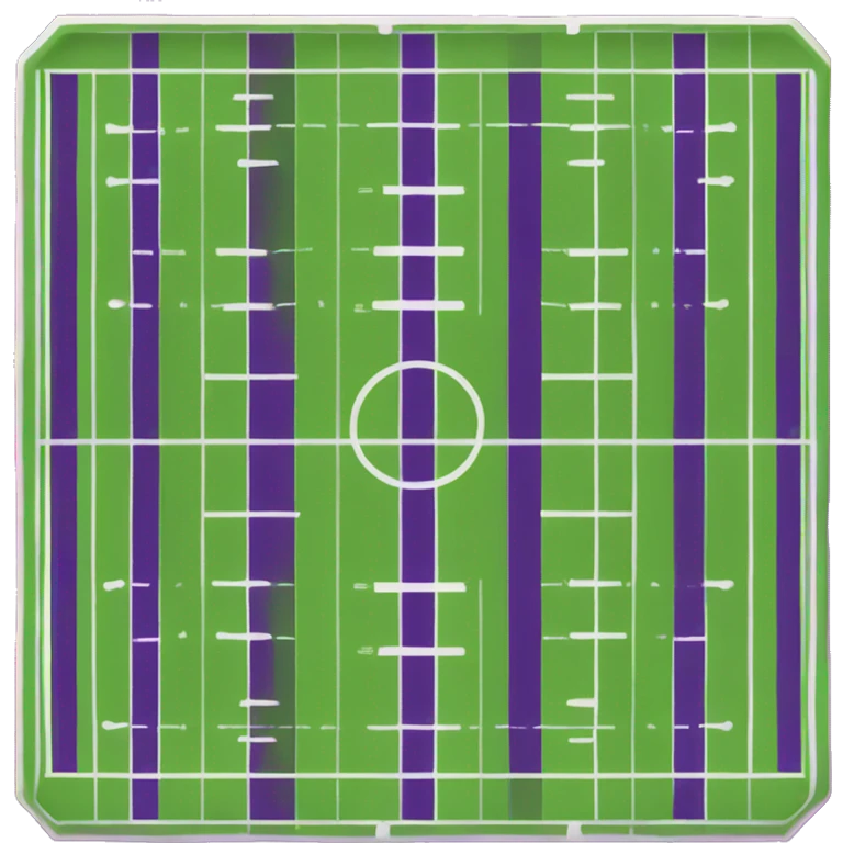 football-soccer-field-with-purple-end-zones emoji | AI Emoji Generator