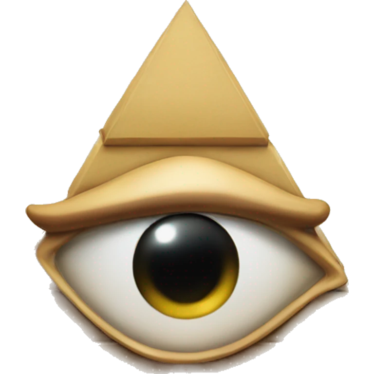 pyramid with one eye emoji | AI Emoji Generator