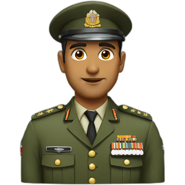 Indian army officer emoji | AI Emoji Generator
