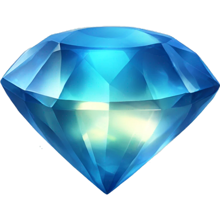 Blue Gem shiny emoji | AI Emoji Generator
