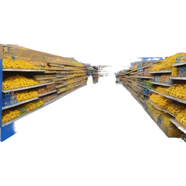 “Walmart store with a simple, recognizable design, featuring the iconic ...