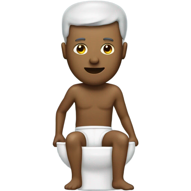 Man in ohio with skibidi toilet on his back emoji | AI Emoji Generator