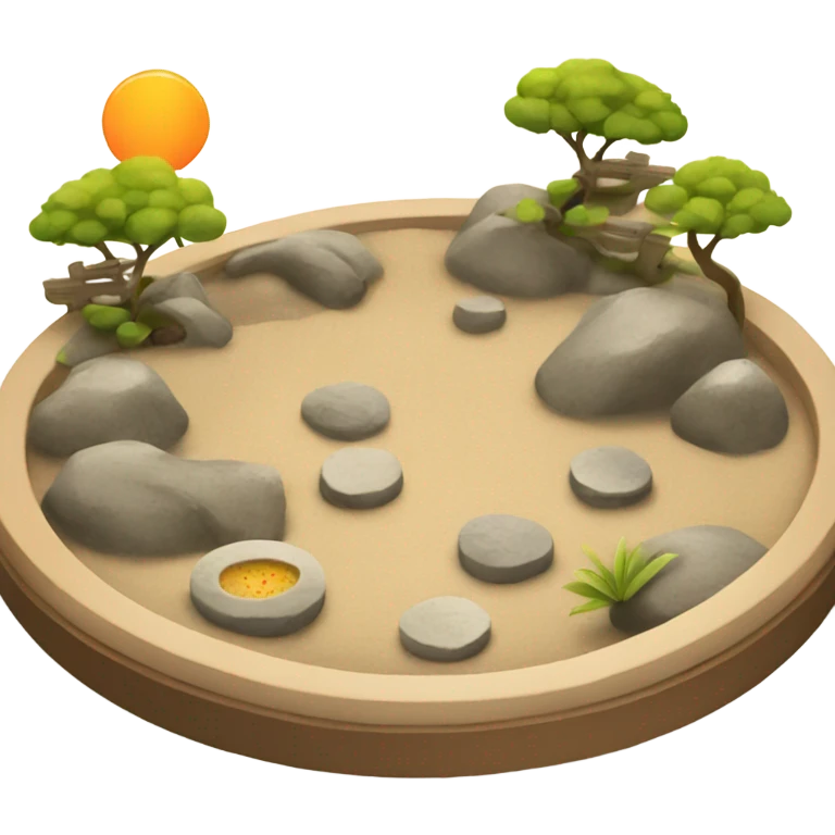 Zen garden emoji | AI Emoji Generator