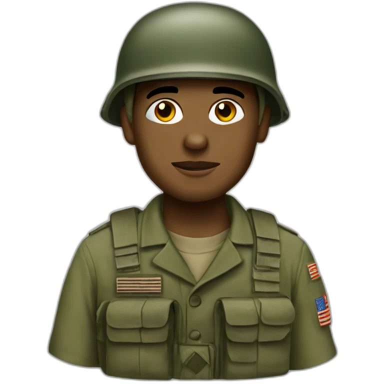 american soldier during vietnam war emoji | AI Emoji Generator
