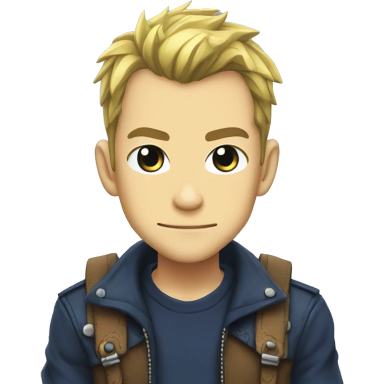 Emoji de garou de blue lock emoji | AI Emoji Generator