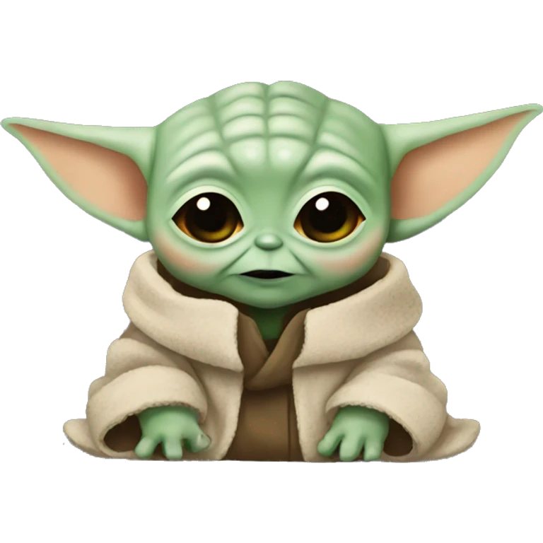 Baby baby yoda emoji | AI Emoji Generator