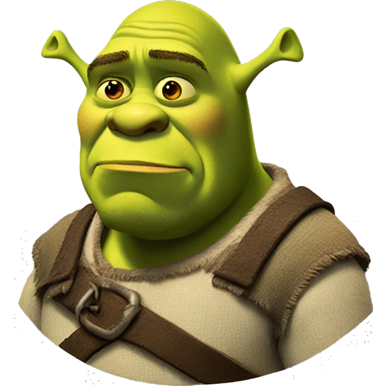 Sad shrek emoji | AI Emoji Generator