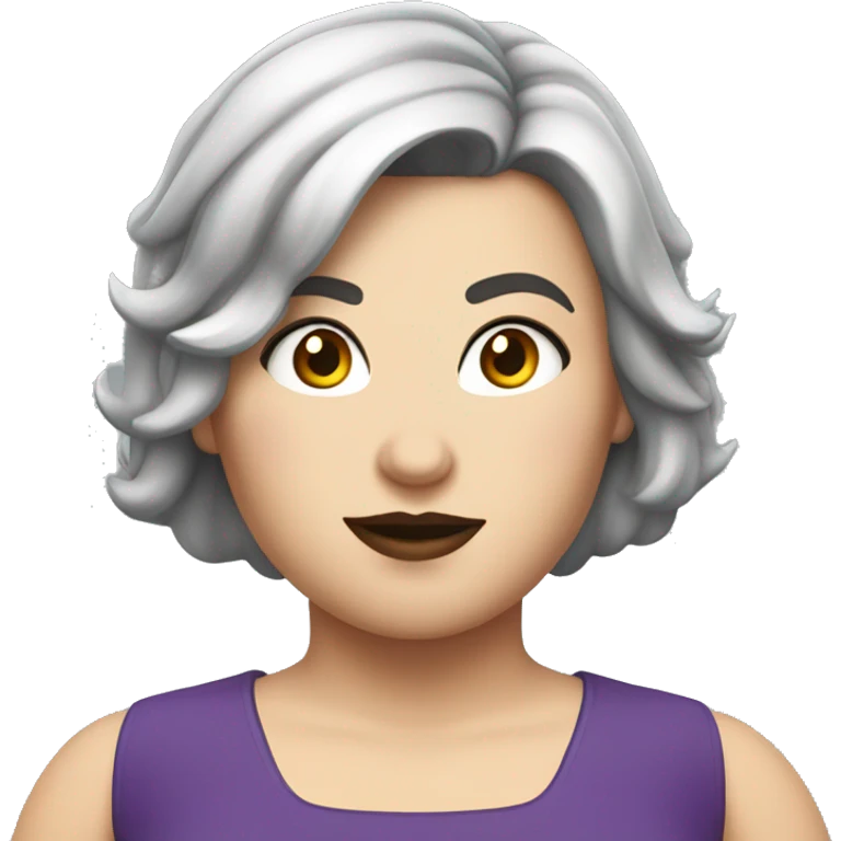 Overweight white brunette with Betty Paige haircut female superhero ...