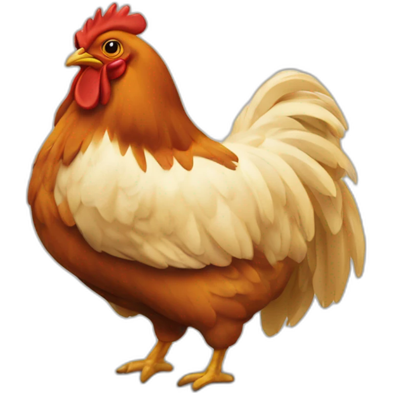 Vaca y pollo emoji | AI Emoji Generator