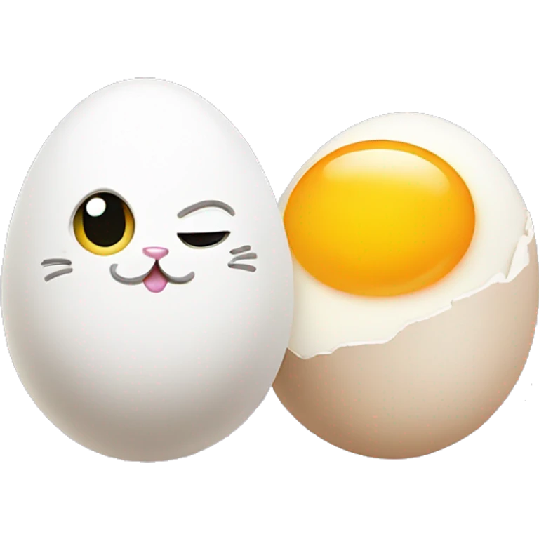 egg and cat emoji | AI Emoji Generator