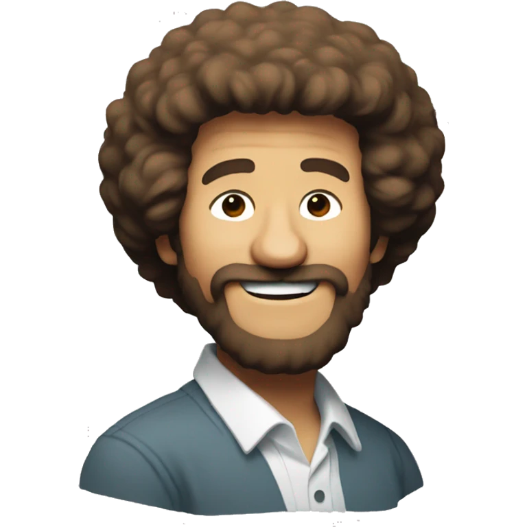 bob ross painting emoji | AI Emoji Generator