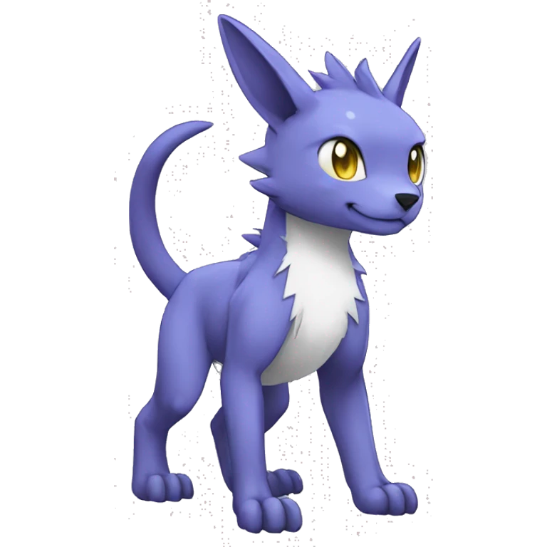 cute cool Digimon-Fakemon-animal full body emoji | AI Emoji Generator