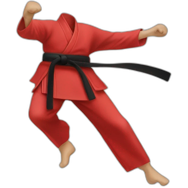 martial arts RED belt emoji | AI Emoji Generator
