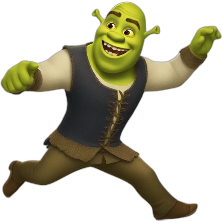 Shrek dancing macarena emoji | AI Emoji Generator