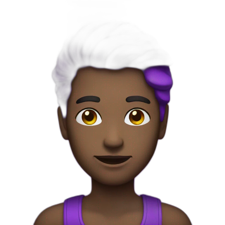 neon purple emoji | AI Emoji Generator