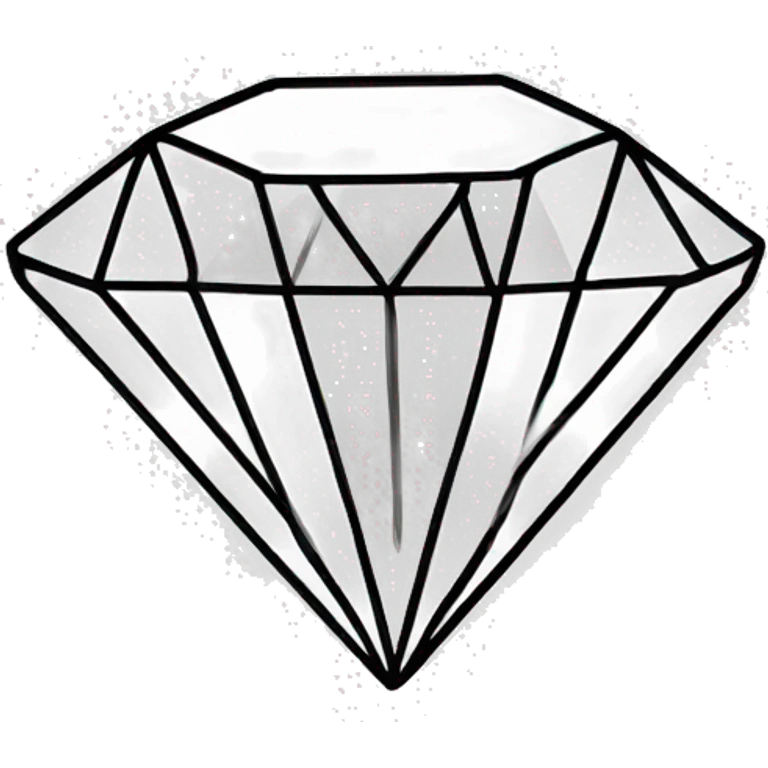 how to draw a diamond emoji