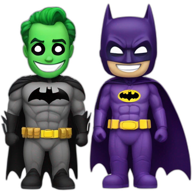 Batman et le joker emoji | AI Emoji Generator