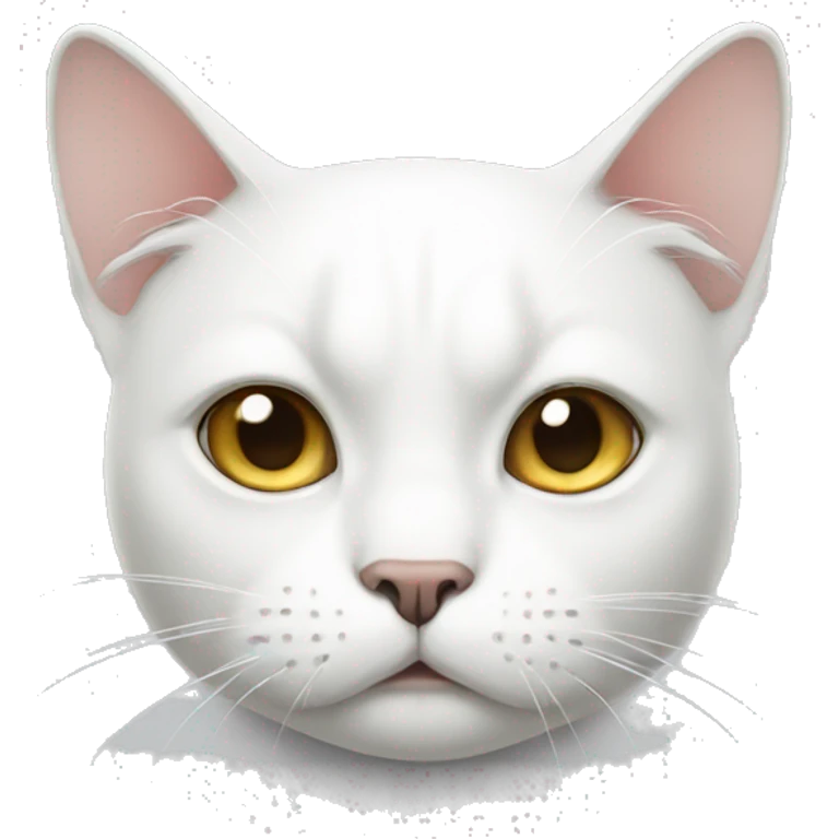 sad white cat emoji | AI Emoji Generator