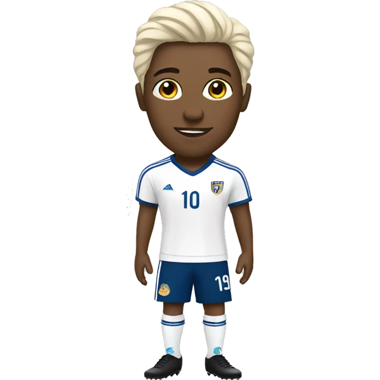 Soccer player white people emoji | AI Emoji Generator