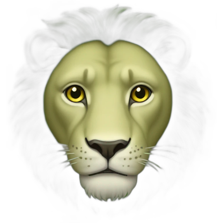 Green lion emoji | AI Emoji Generator