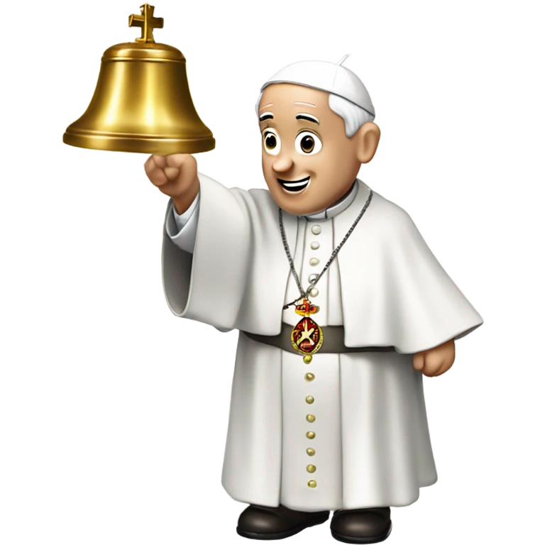 pope francis ringing bell emoji | AI Emoji Generator