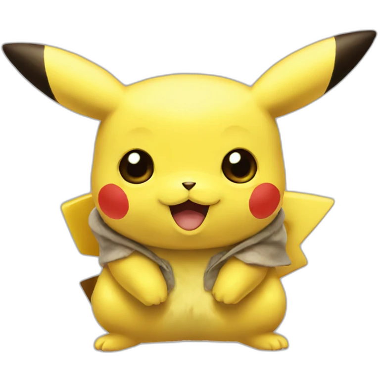 Luxury pikachu emoji | AI Emoji Generator
