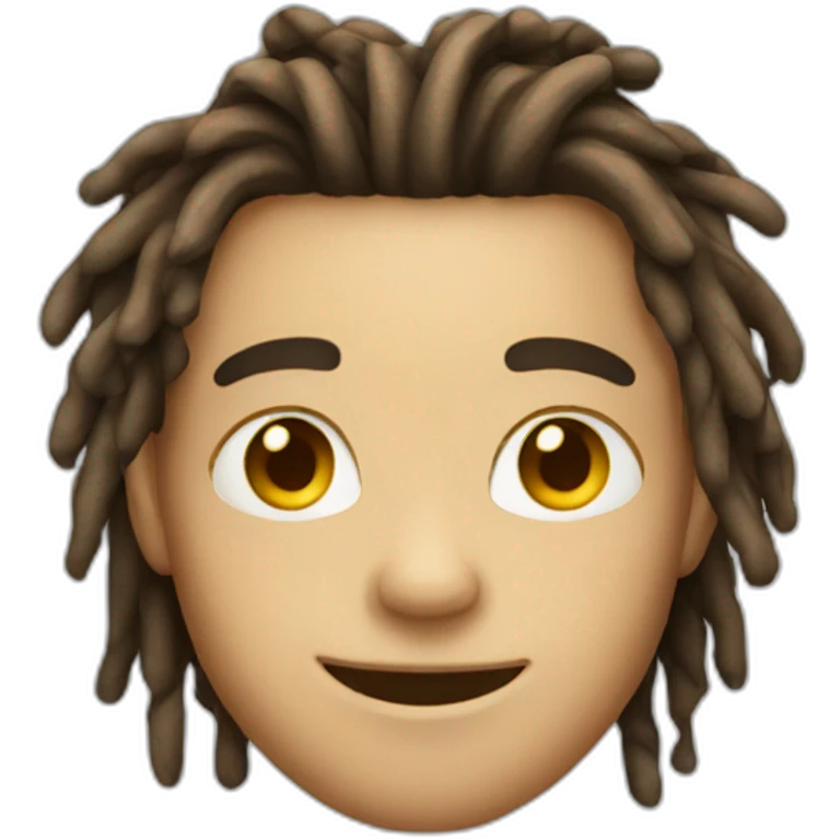 pretty boy with dreadlocks winking emoji | AI Emoji Generator
