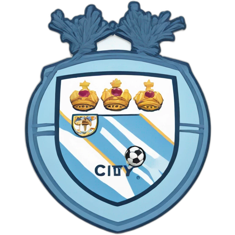 Manchester City logo emoji | AI Emoji Generator