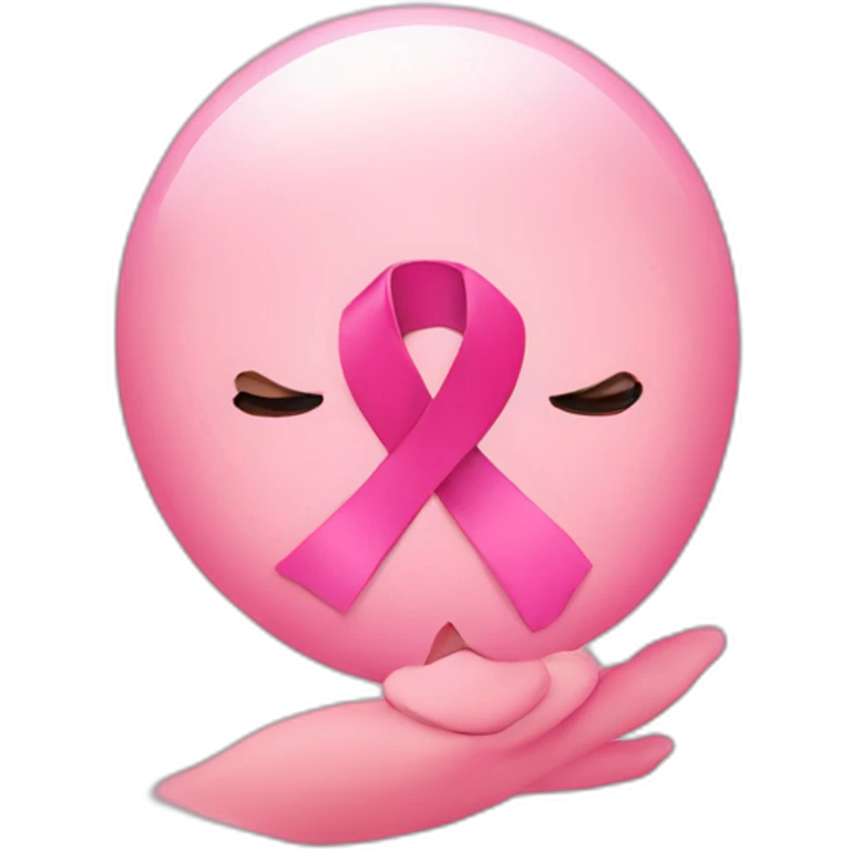 breast cancer emoji | AI Emoji Generator