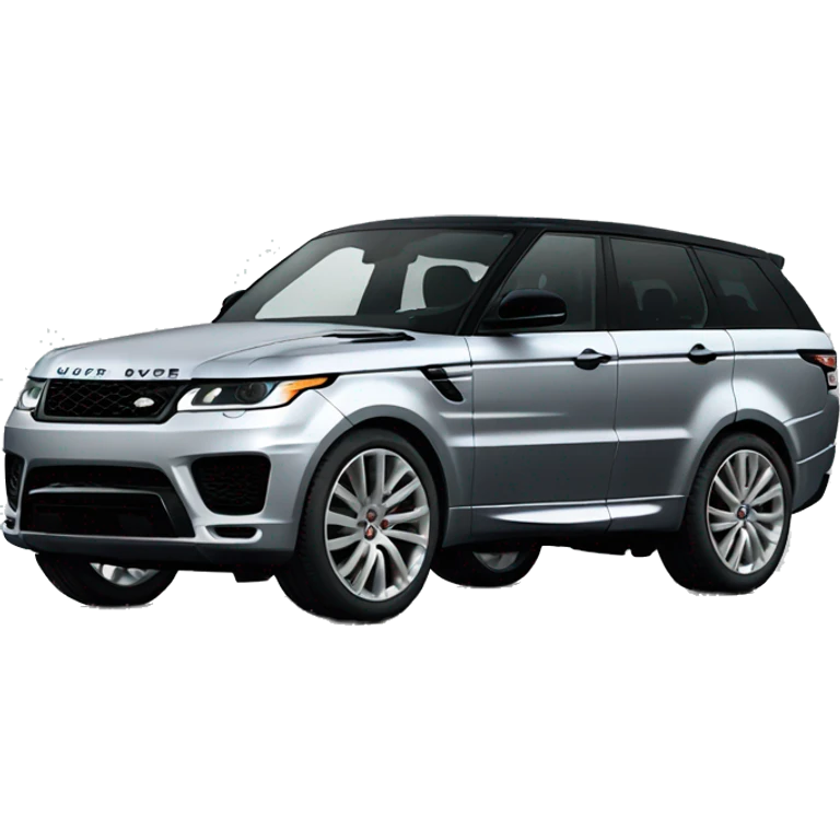 silver with black roof range rover sport emoji | AI Emoji Generator