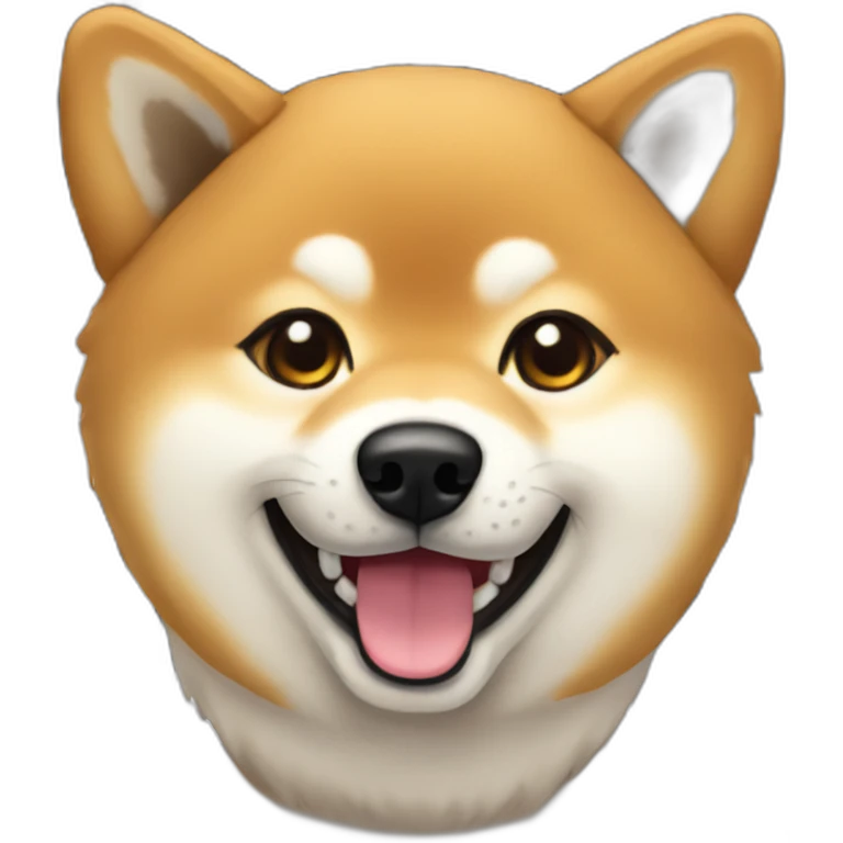 shiba inu playing. keyboard emoji | AI Emoji Generator
