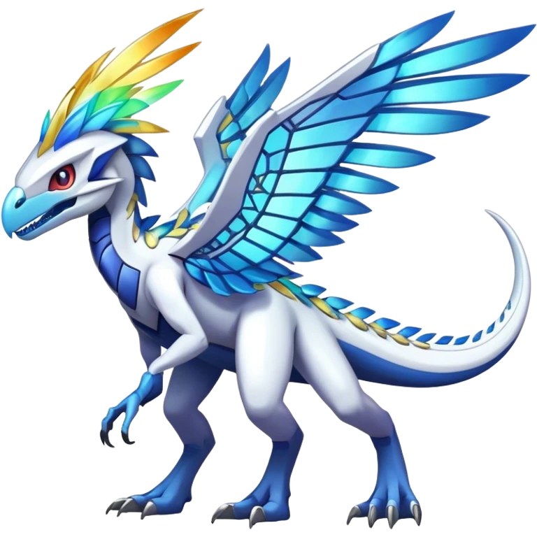 Shiny Futuristic Celestial Magical Ethereal Fakemon-HeadFeathers ...