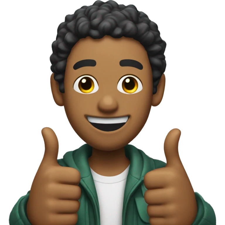squid game frontman showing thumbs up emoji | AI Emoji Generator