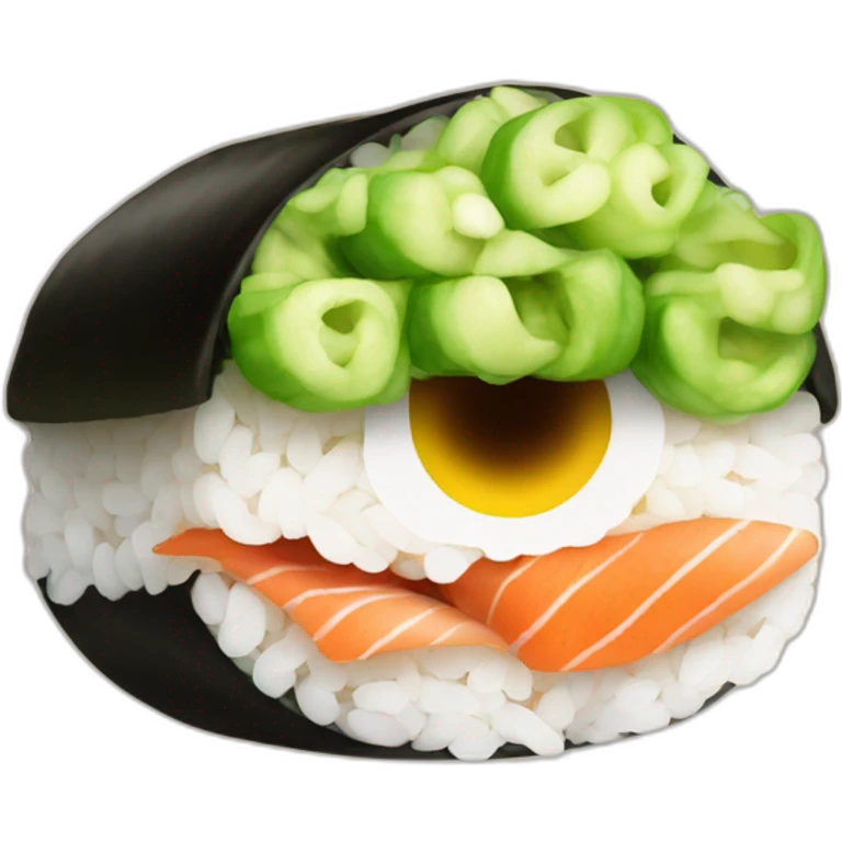 ovni-eat-sushi emoji | AI Emoji Generator